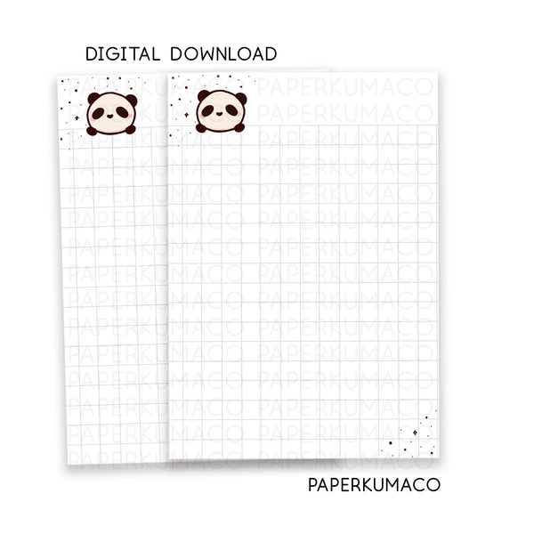 Bobo Grid Paper - Digital Download - paperkumaco